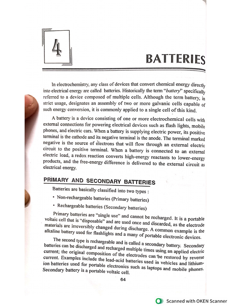 Batteries | PDF