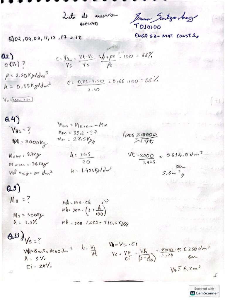 Lista 01 - Extra - Mat2 - Bruna Santiago | PDF