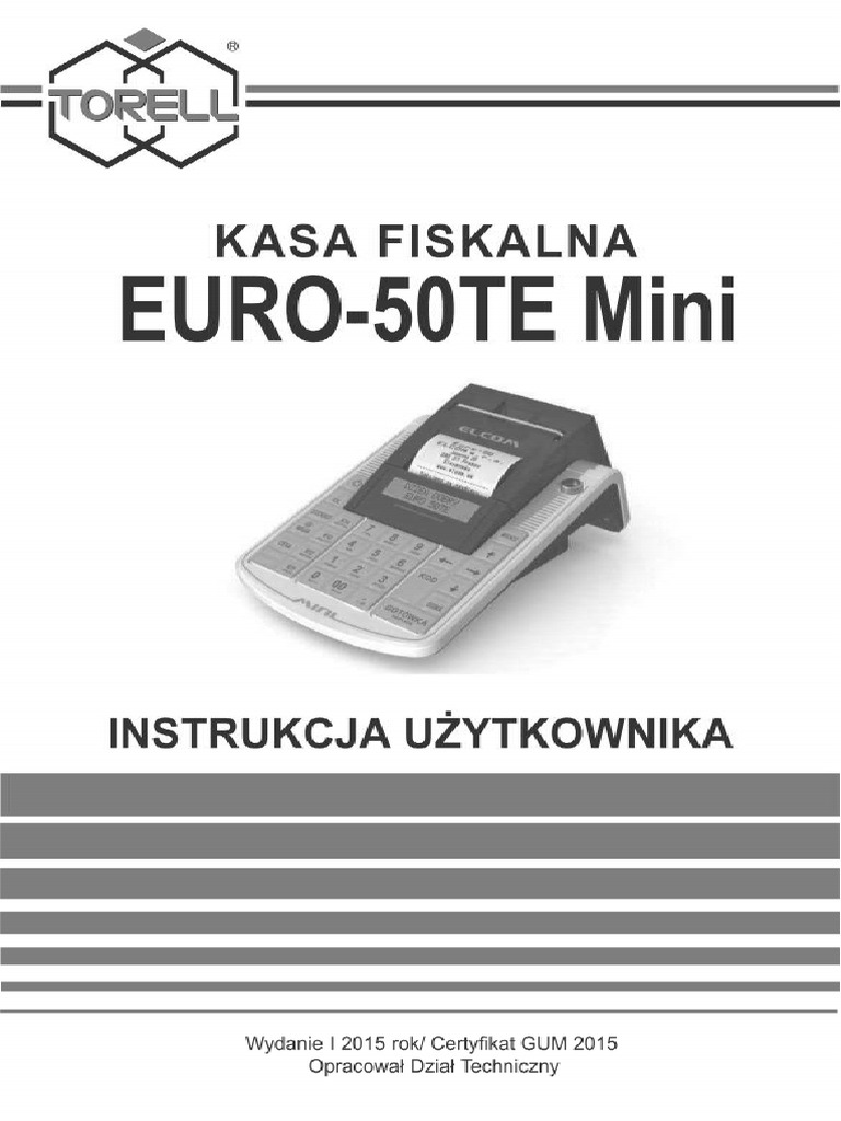 Instrukcja Obslugi Elcom Euro 50te Mini | PDF