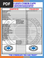 Smart Printing 2m Cyber Cafe Price List | PDF