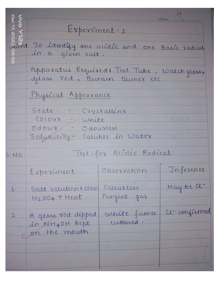Experiment 2 | PDF