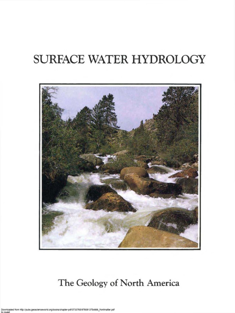 Surface Water Hydrology 4gvy2t5k9x | PDF | Hydrology | Water