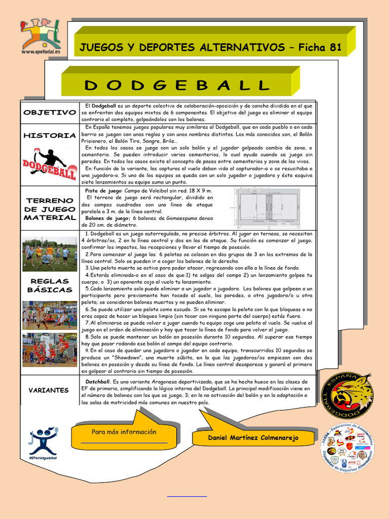 Doge Ball | PDF | Vóleibol | Deportes