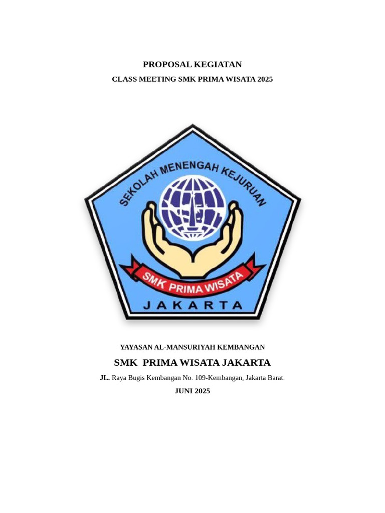 Proposal Kegiatan Class Meet Juni 2025 | PDF