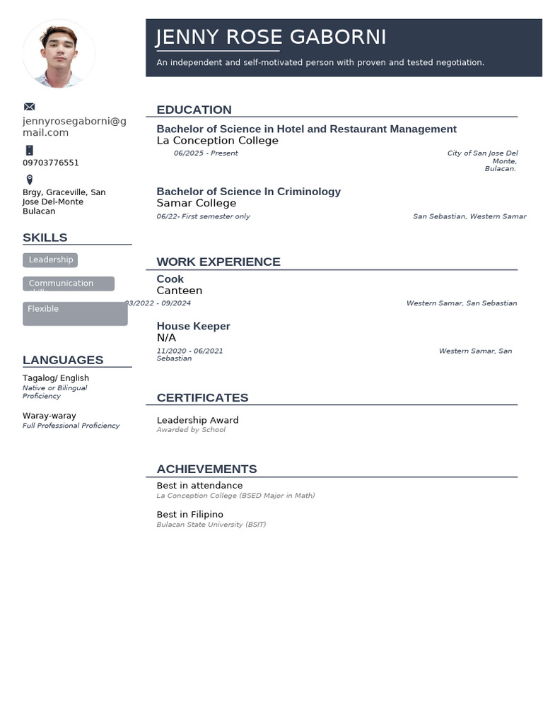 Jenny Rose Resume | PDF