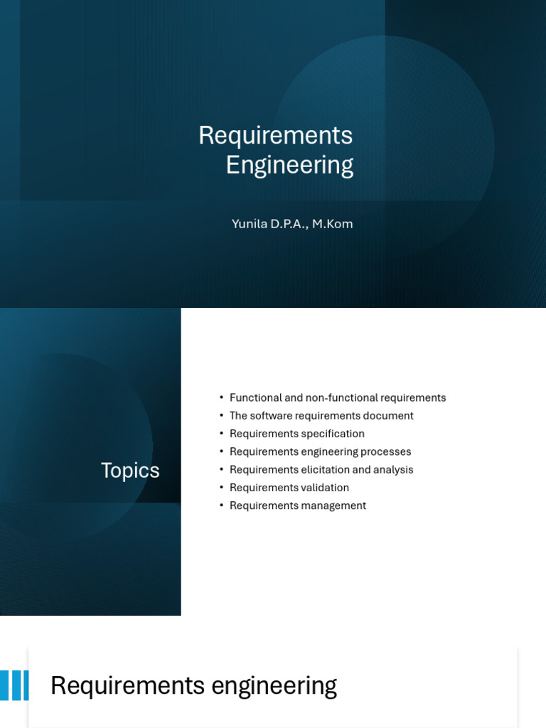 RPL04 Requirements Engineering | PDF