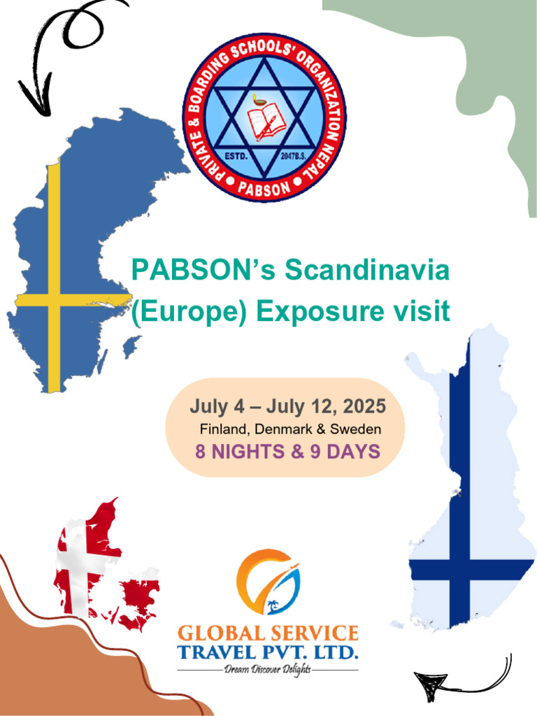 Pabson Scandinavia Exposure Visit | PDF | Learning | Cognition