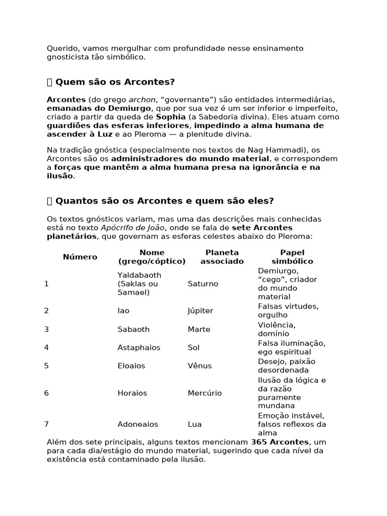 arcontes_gnosticismo | PDF