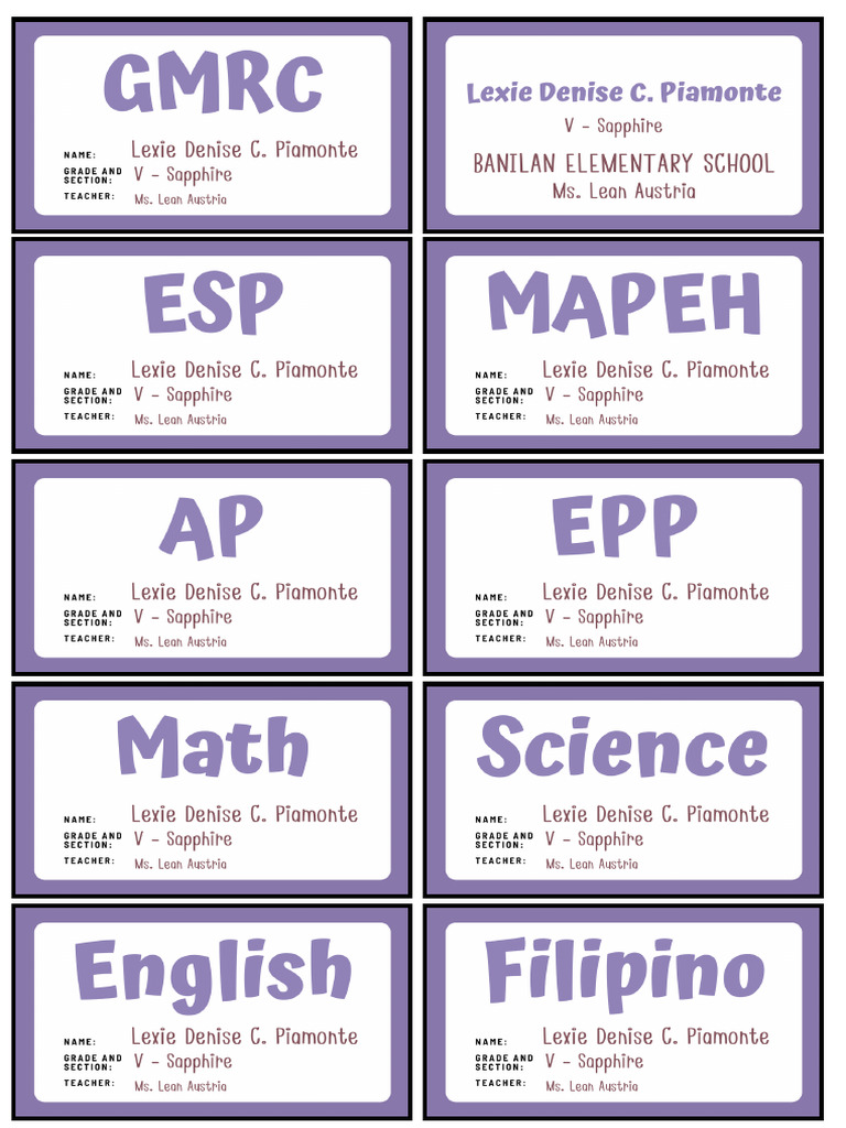 Name Tag | PDF