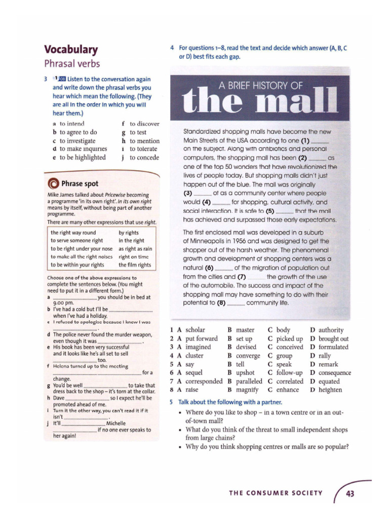 CPE Objective - Unit 5 | PDF