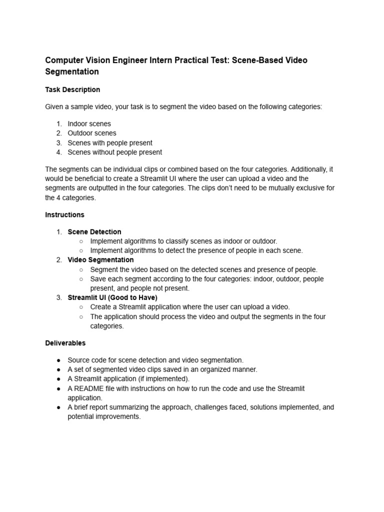 Computer Vision Engineer | PDF