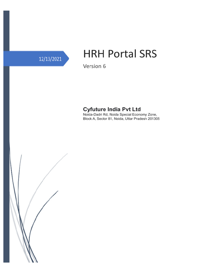 SRS v7 | PDF | Doctor Of Medicine | Menu (Computing)