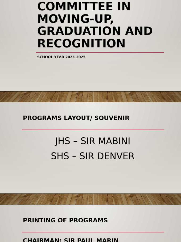 Recognition Stage Decoration Plans | PDF