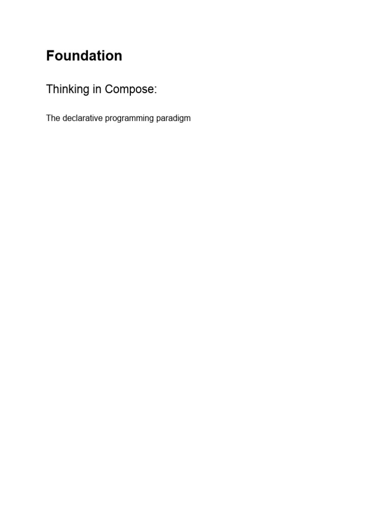 Jetpack Compose | PDF