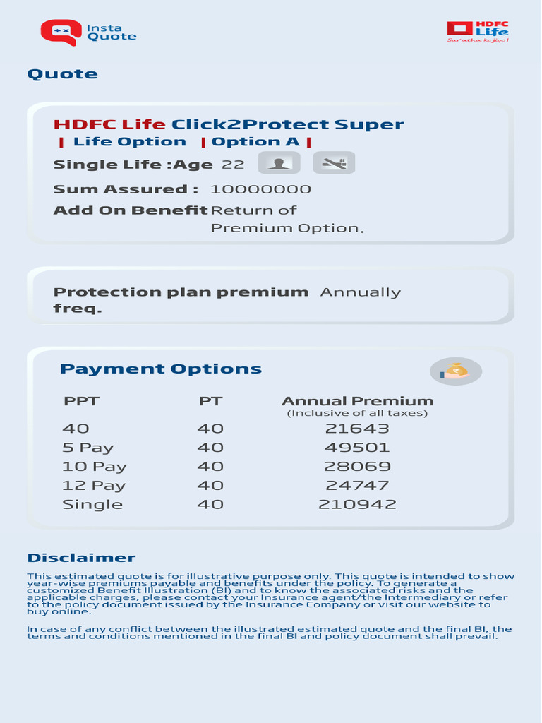 Hdfclife | PDF