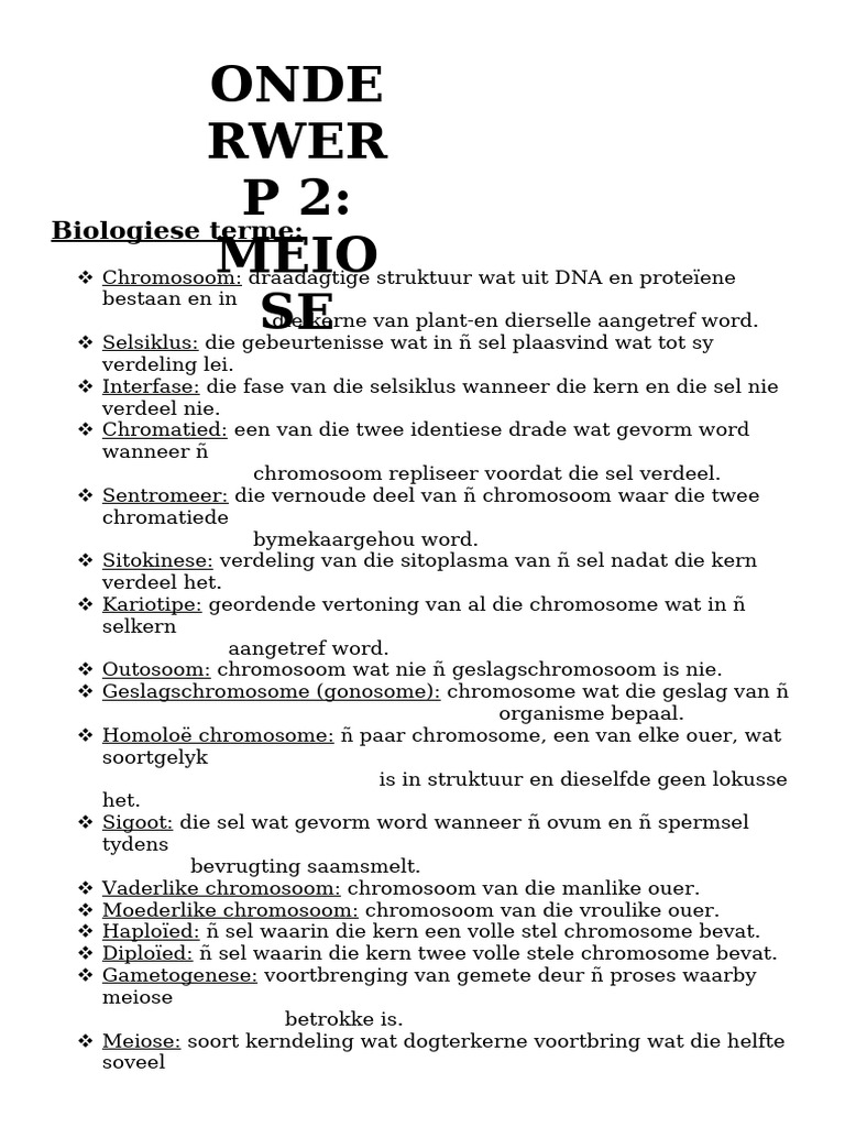 Biologie Onderwerp 2 - 12 | PDF