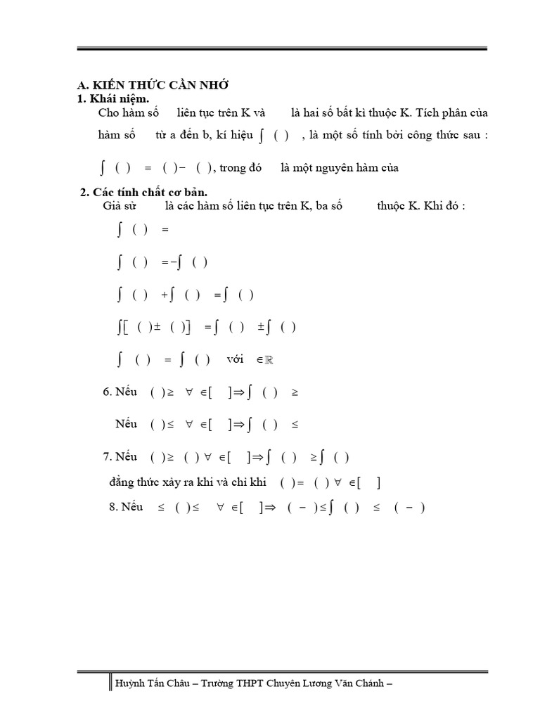 Tich Phan - Bai Giang-Bai Tap | PDF