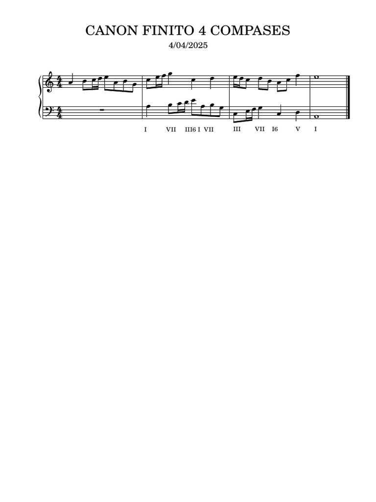 Canon 4 Compases | PDF