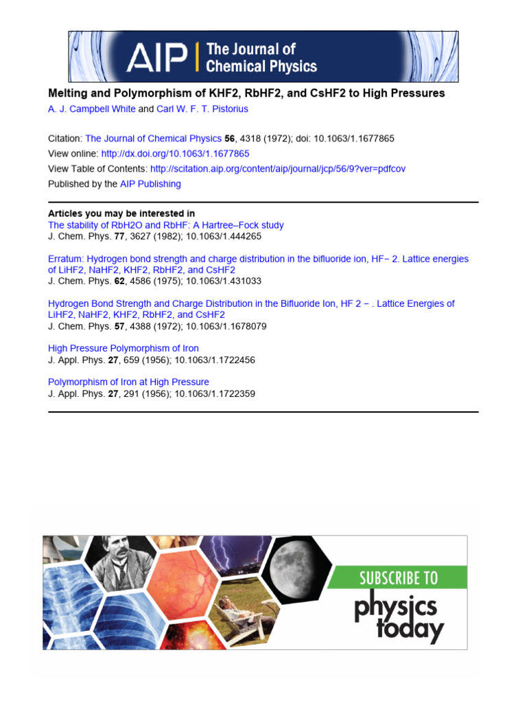 White1972 (1) - Diagrama de Fases | PDF | Phase (Matter) | Melting Point