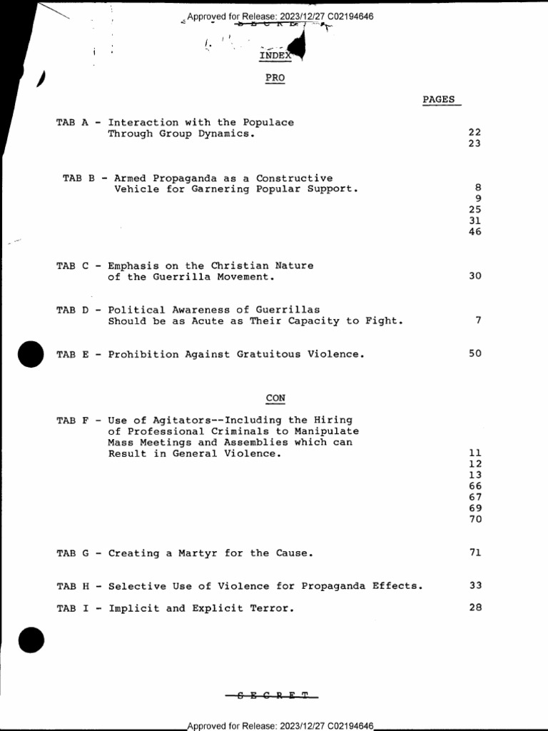 Psychological Operations in Guerilla Warfare | PDF | Conflicts | Violence