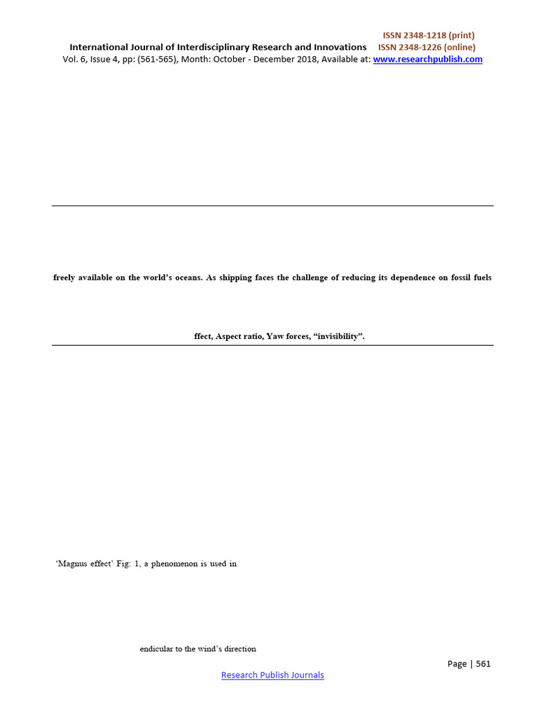 A Review of Flettner Rotor Sails-6888 | PDF | Ships | Helicopter Rotor