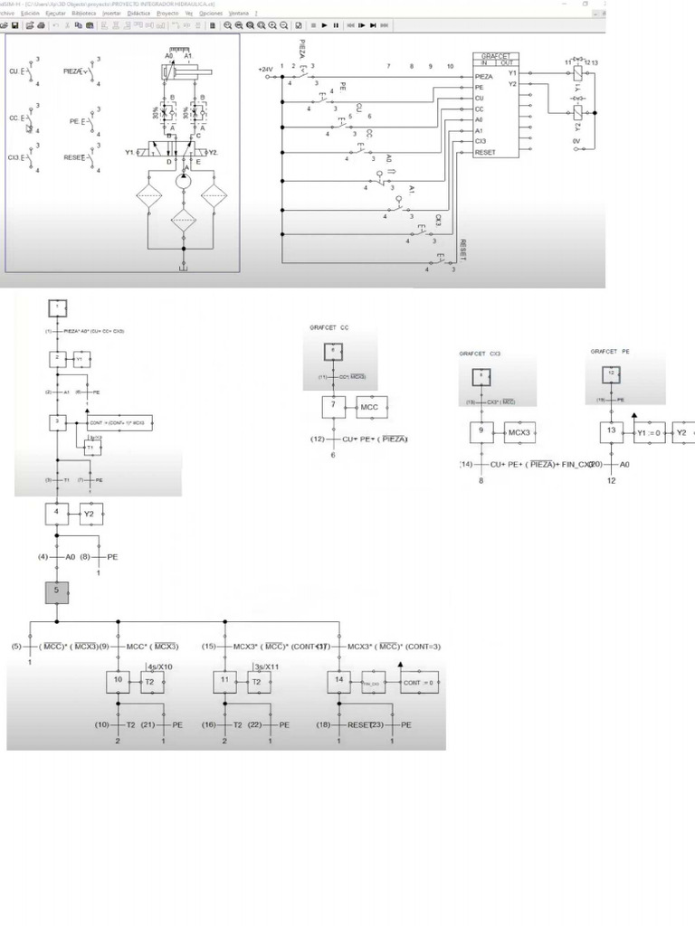 ejercicio grafcet | PDF