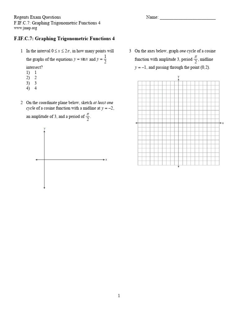 Aphing Trigonometric Functions 4 | PDF | Trigonometric Functions | Geometry