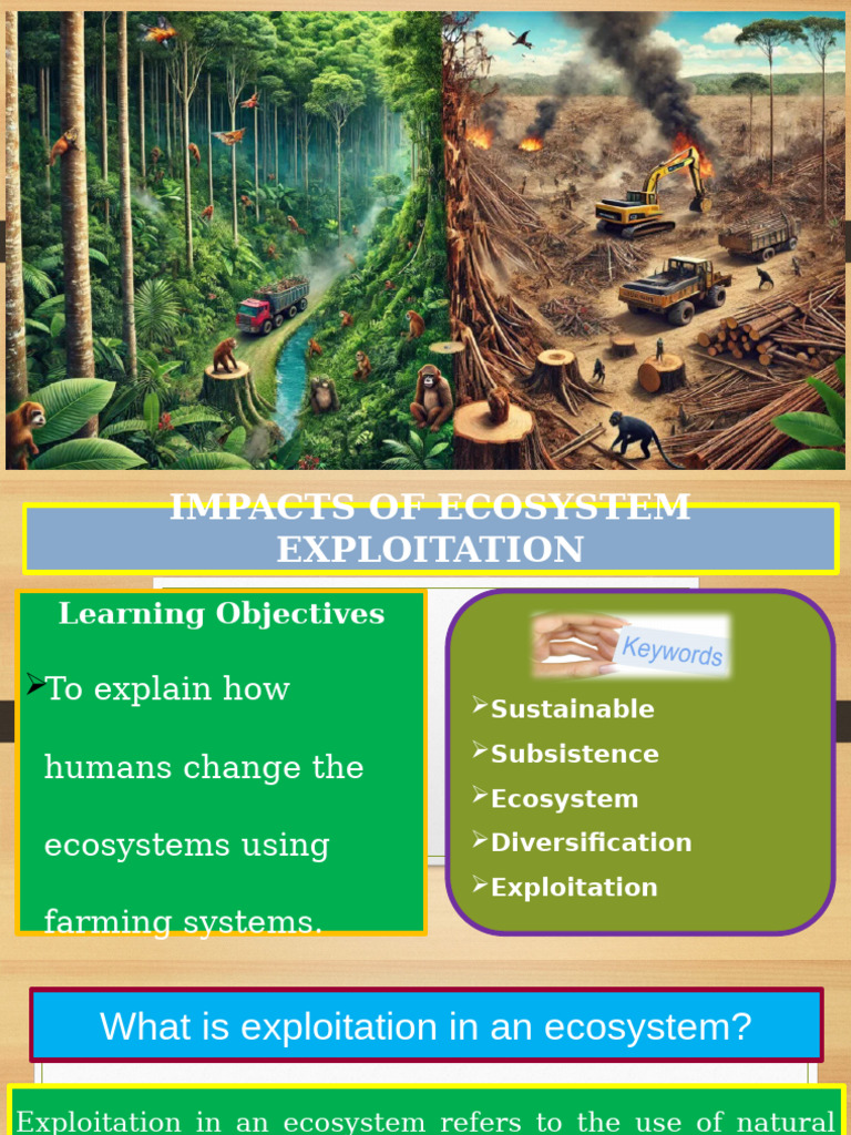 Agricultural Exploitation Impacts | PDF | Agriculture | Ecosystem
