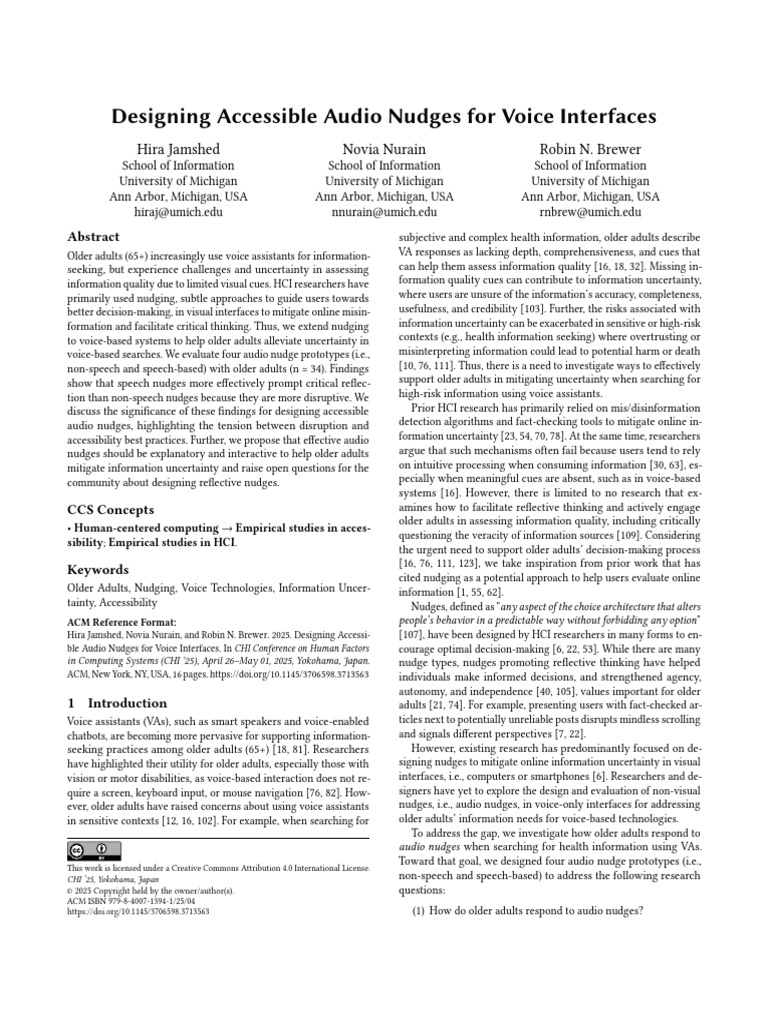 Nudge | PDF | Human–Computer Interaction | Sound