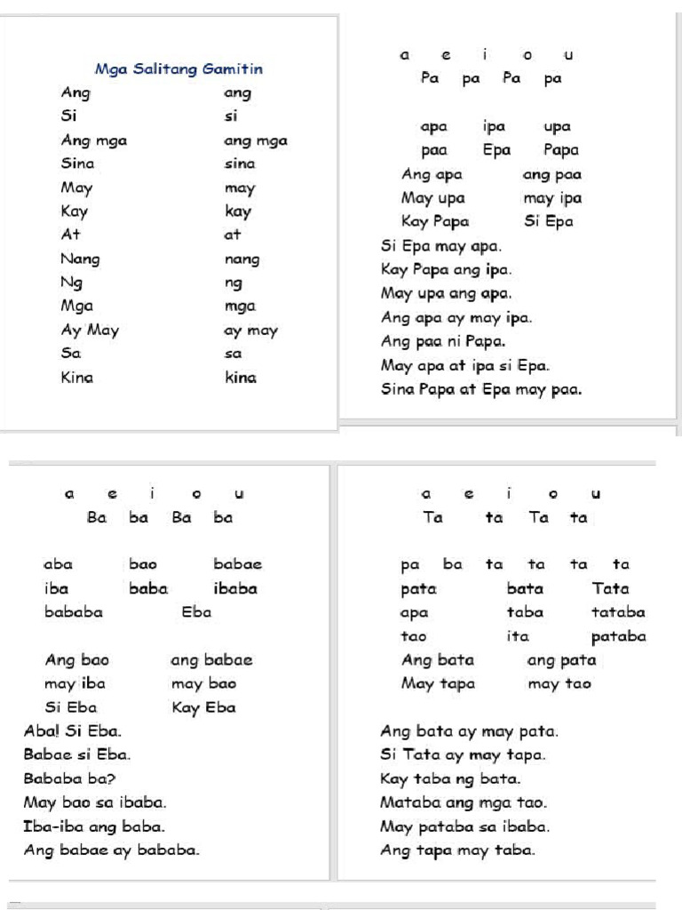 Basic Babasahin | PDF