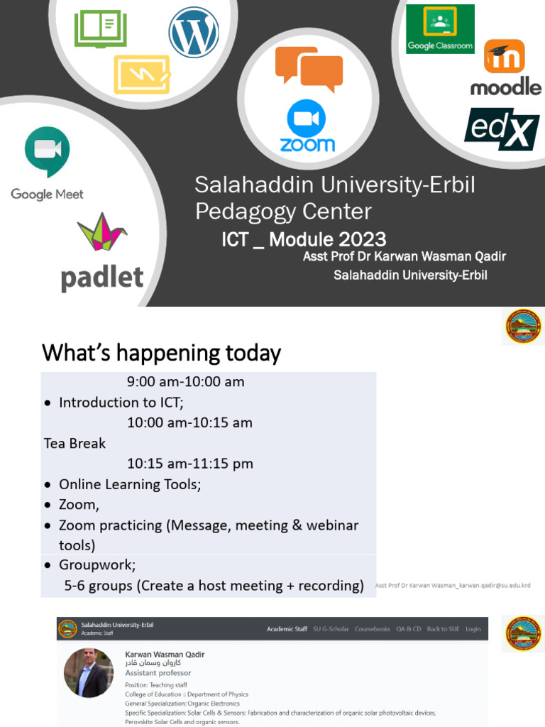 ICT - Module DR Karwan 2023 | PDF | Educational Technology | Teachers