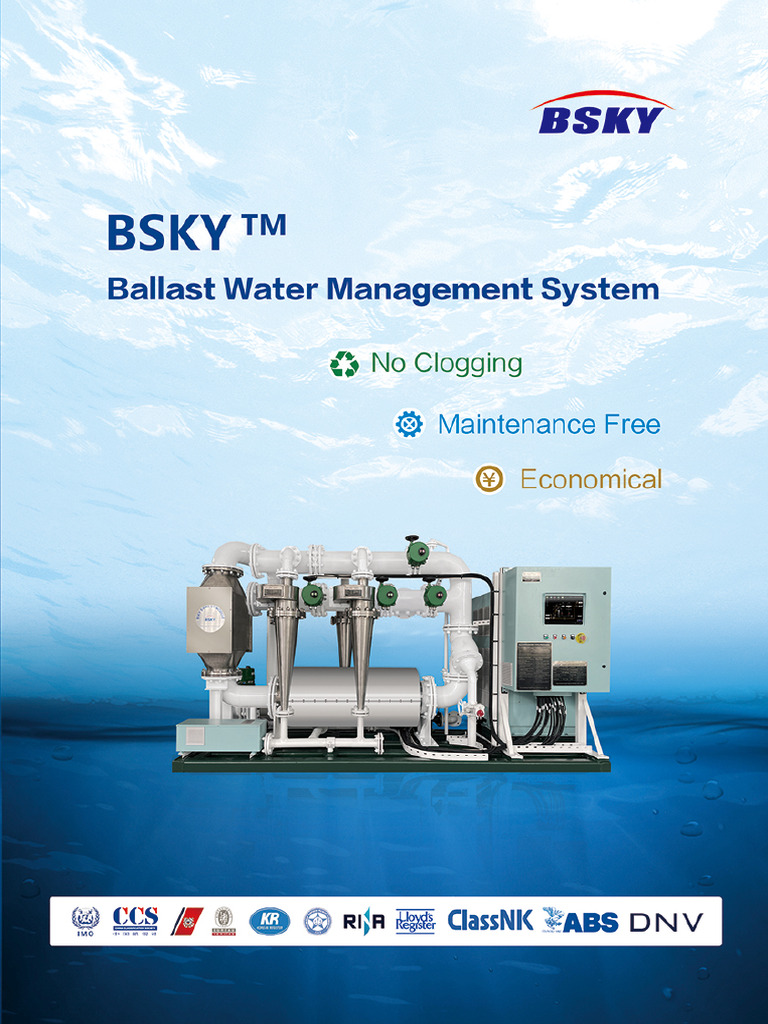 BSky Ballast Water Management System No Clogging | PDF