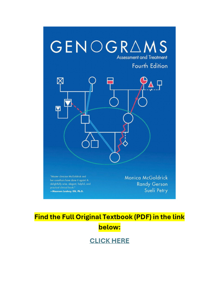 Genograms Assessment and Treatment 4th Edition PDF | PDF | Psychotherapy | Family Therapy