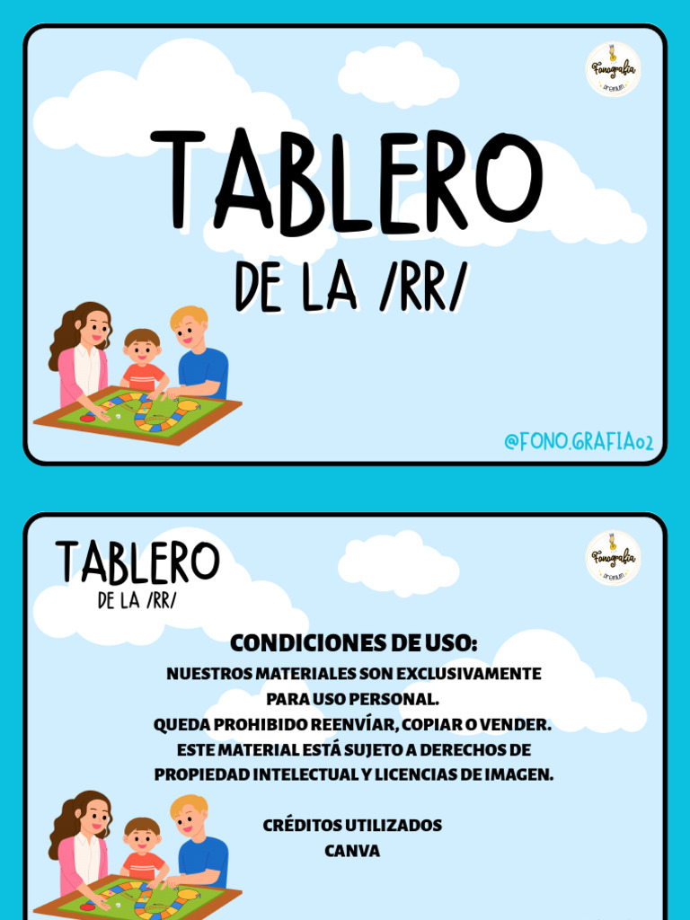 Tablero de La RR | PDF | Palabra | Comunicación humana
