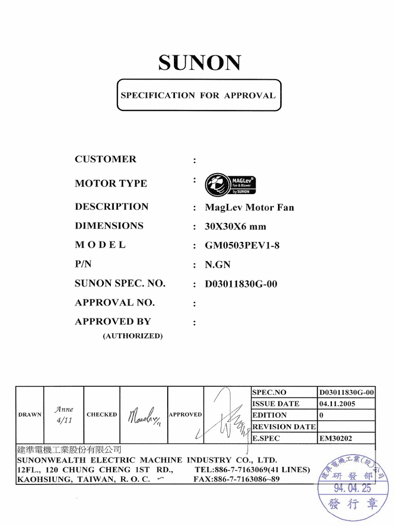 Gm0503pev1-8n GN | PDF