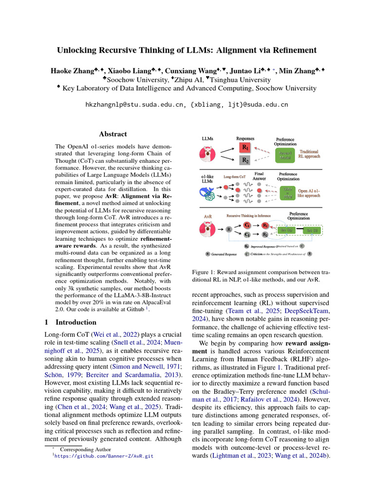 Unlocking Recursive Thinking of LLMs | PDF | Artificial Intelligence | Intelligence (AI) & Semantics