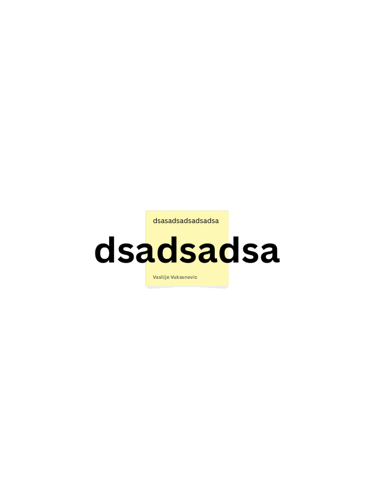 Dsadsadsa 4 | PDF