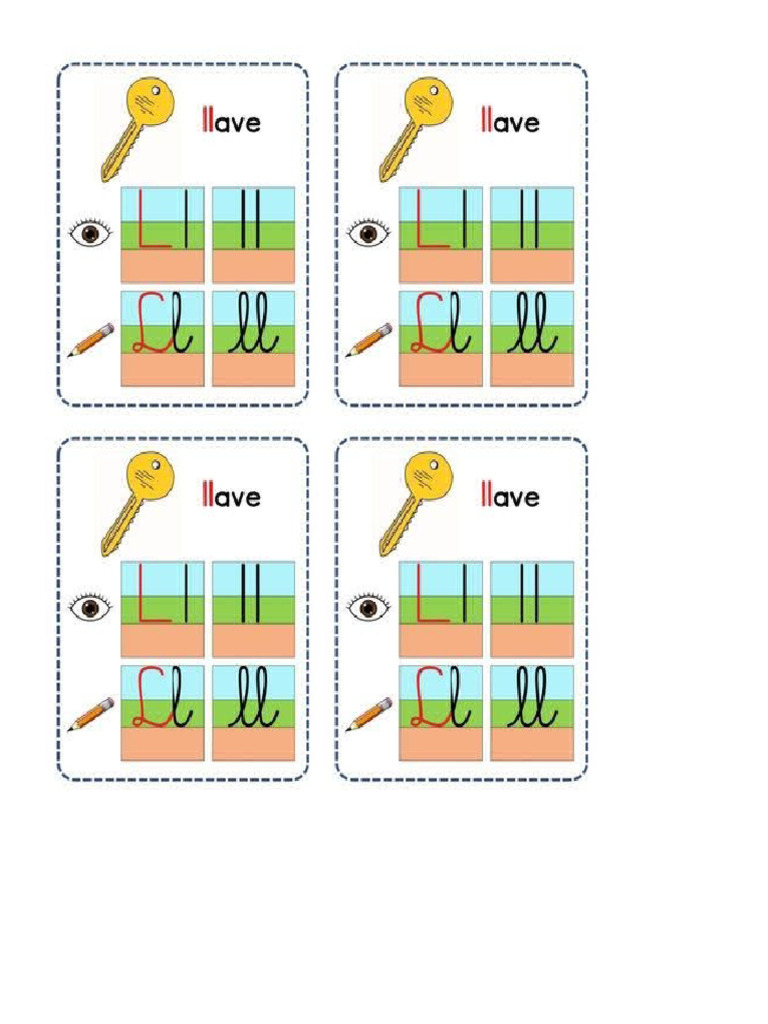 Letra Llmen Todas Sys Foe, Mas | PDF