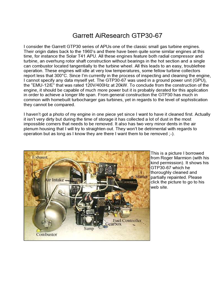Garrett AiResearch GTP30 | PDF | Engines | Printed Circuit Board
