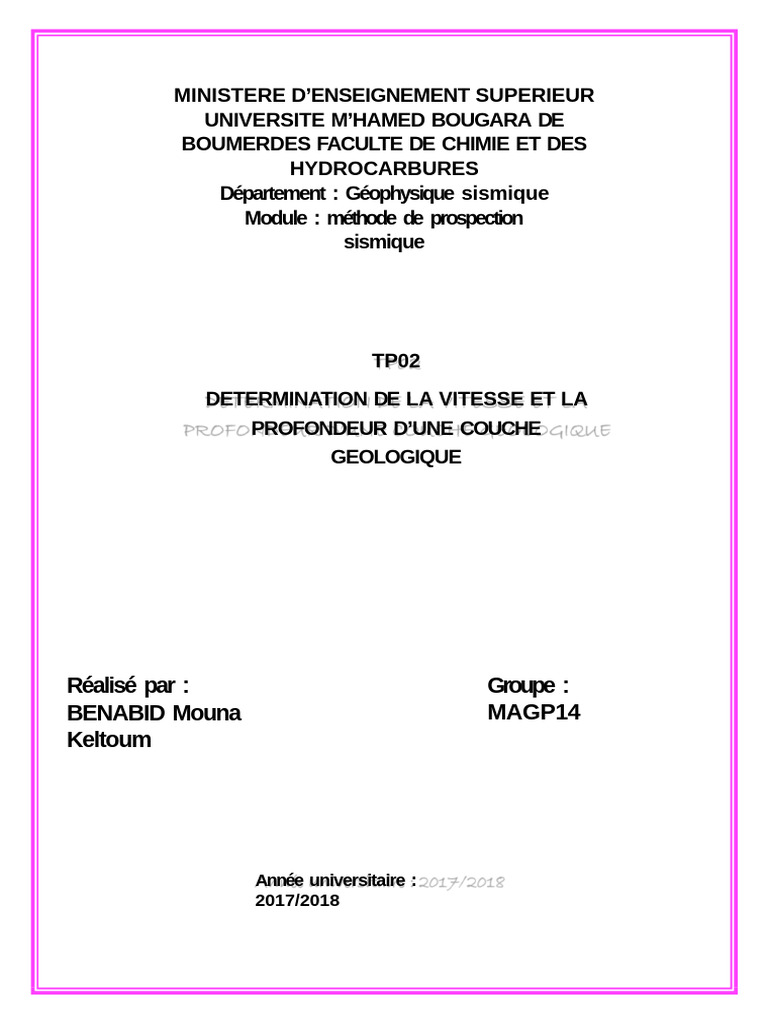 Sismique Reflexion Et Refraction | PDF | Prospection sismique | Réfraction