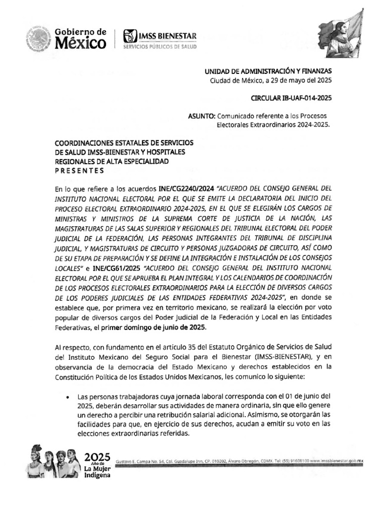 Circular Ib Uaf 014 2025 | PDF