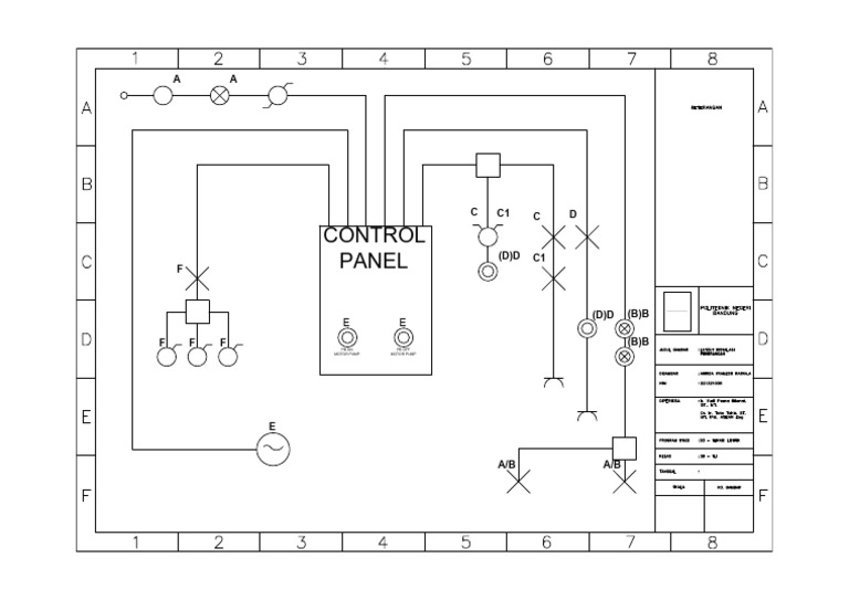 Layout Instalasi Listrik Penerangan-Model | PDF