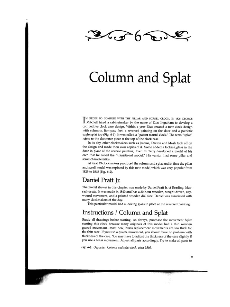 Column and Splat | PDF