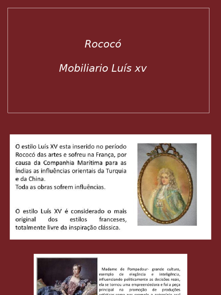 Mobiliario Rococó | PDF