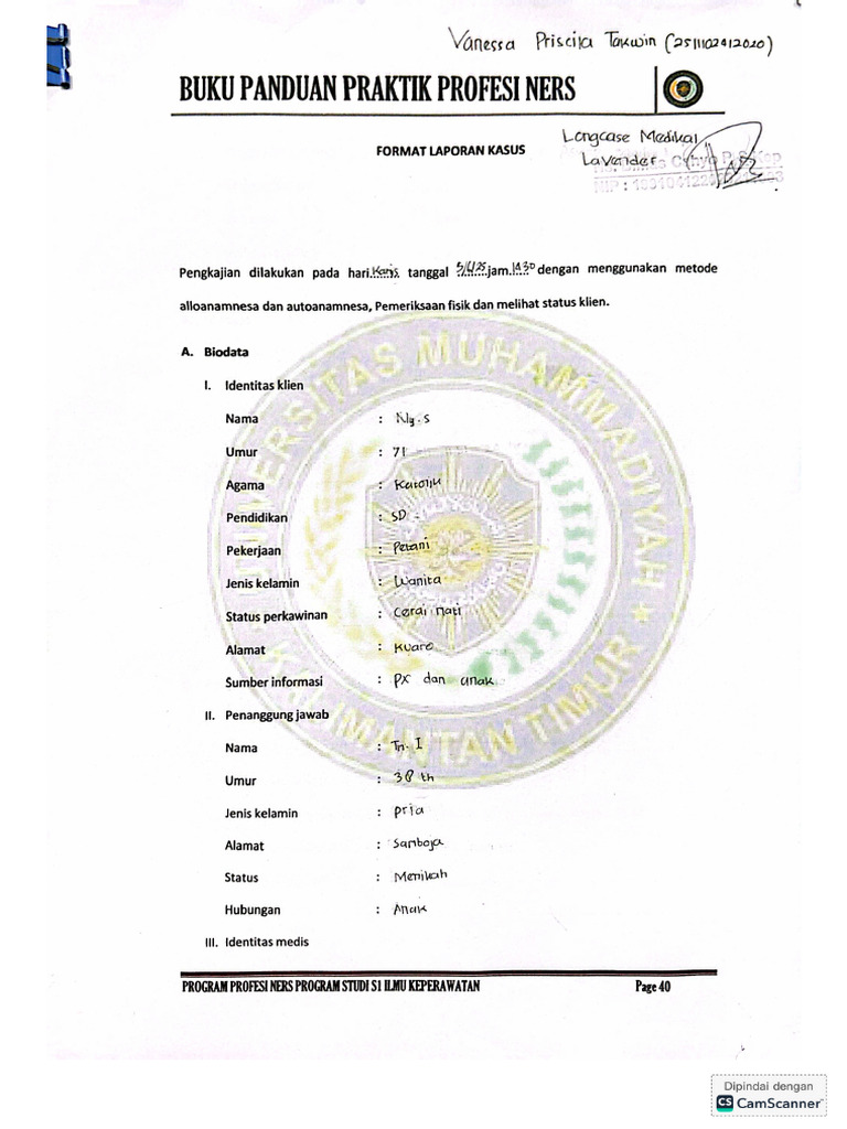 Vanessa Priscila Takwin - Longcase Medikal (SAP Dan Leaflet Terlampir) | PDF