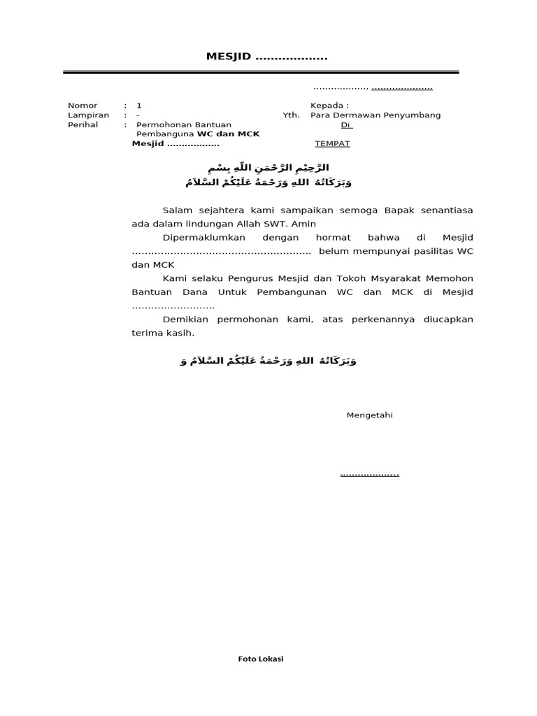 CONTOH PROPOSAL 2 | PDF