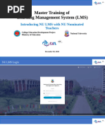 SMIU LMS Student Usage Manual | PDF | Login | Web Application