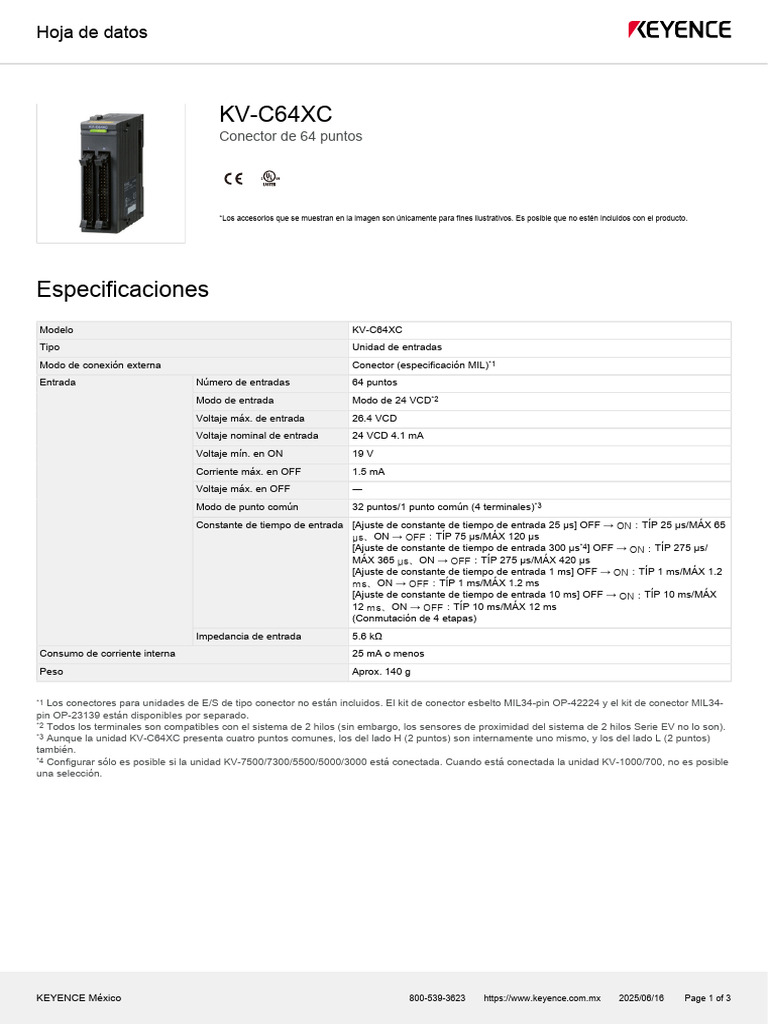 KV C64XC Datasheet | PDF | Electrónica | Ingenieria Eléctrica