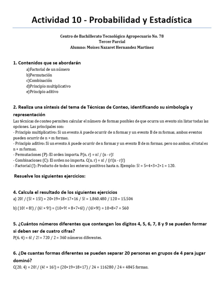 Actividad10 Nazaret 6a Ofimatica | PDF | Matemáticas | Números