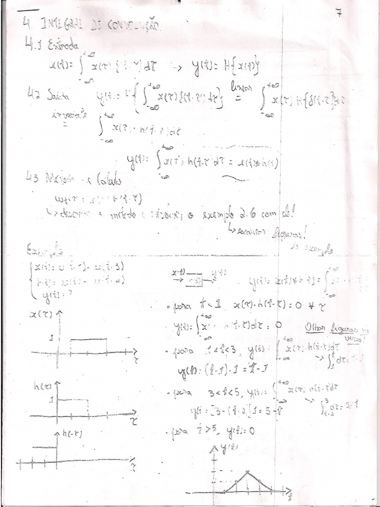 Notas de Aula Sinais e Sistemas | PDF